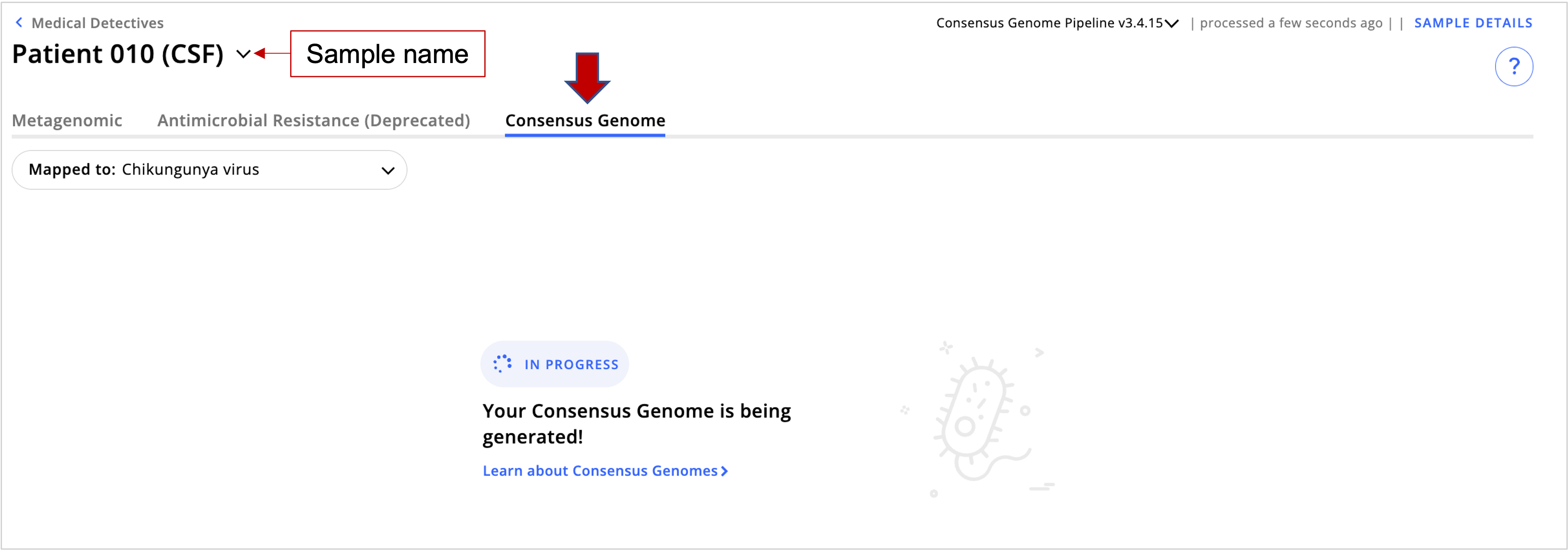 Assemble Viral Consensus Genomes from Sample Report – CZ ID Help Center