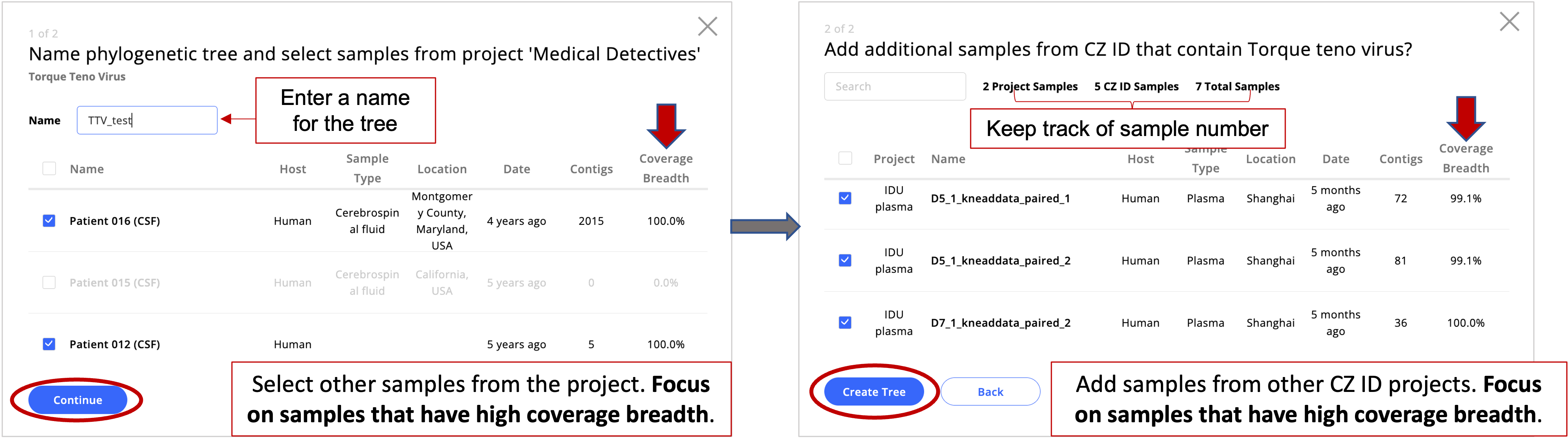 Building a Phylogenetic Tree – CZ ID Help Center