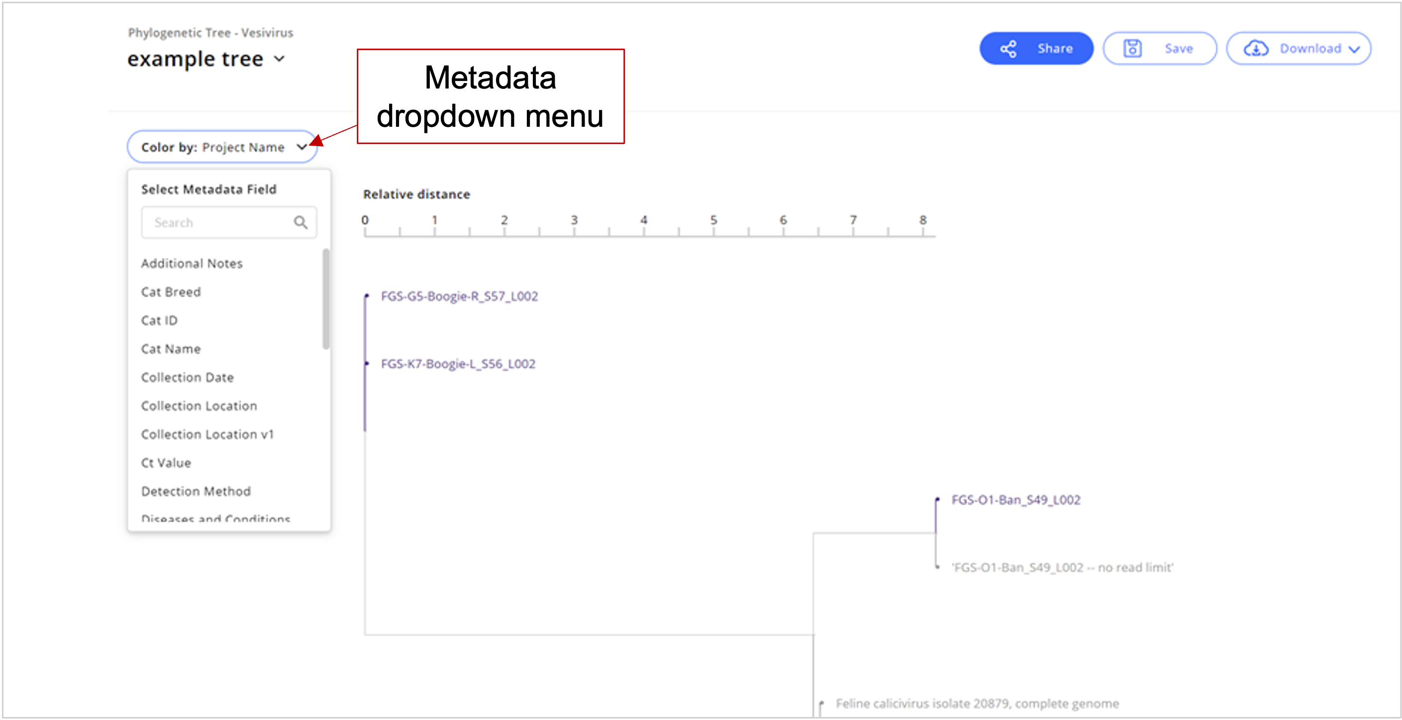 Building a Phylogenetic Tree – CZ ID Help Center