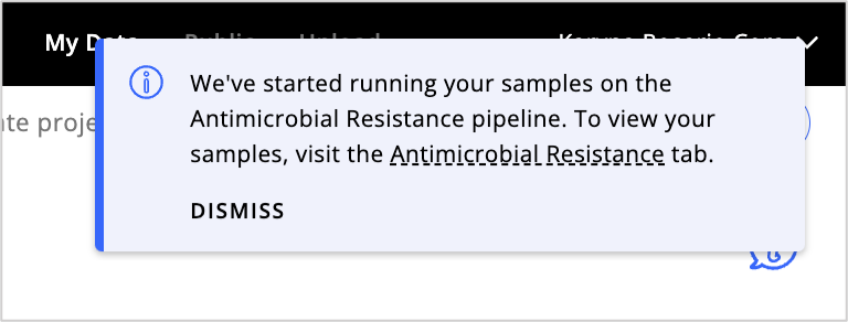 Upload or Select Data for AMR Analysis – CZ ID Help Center