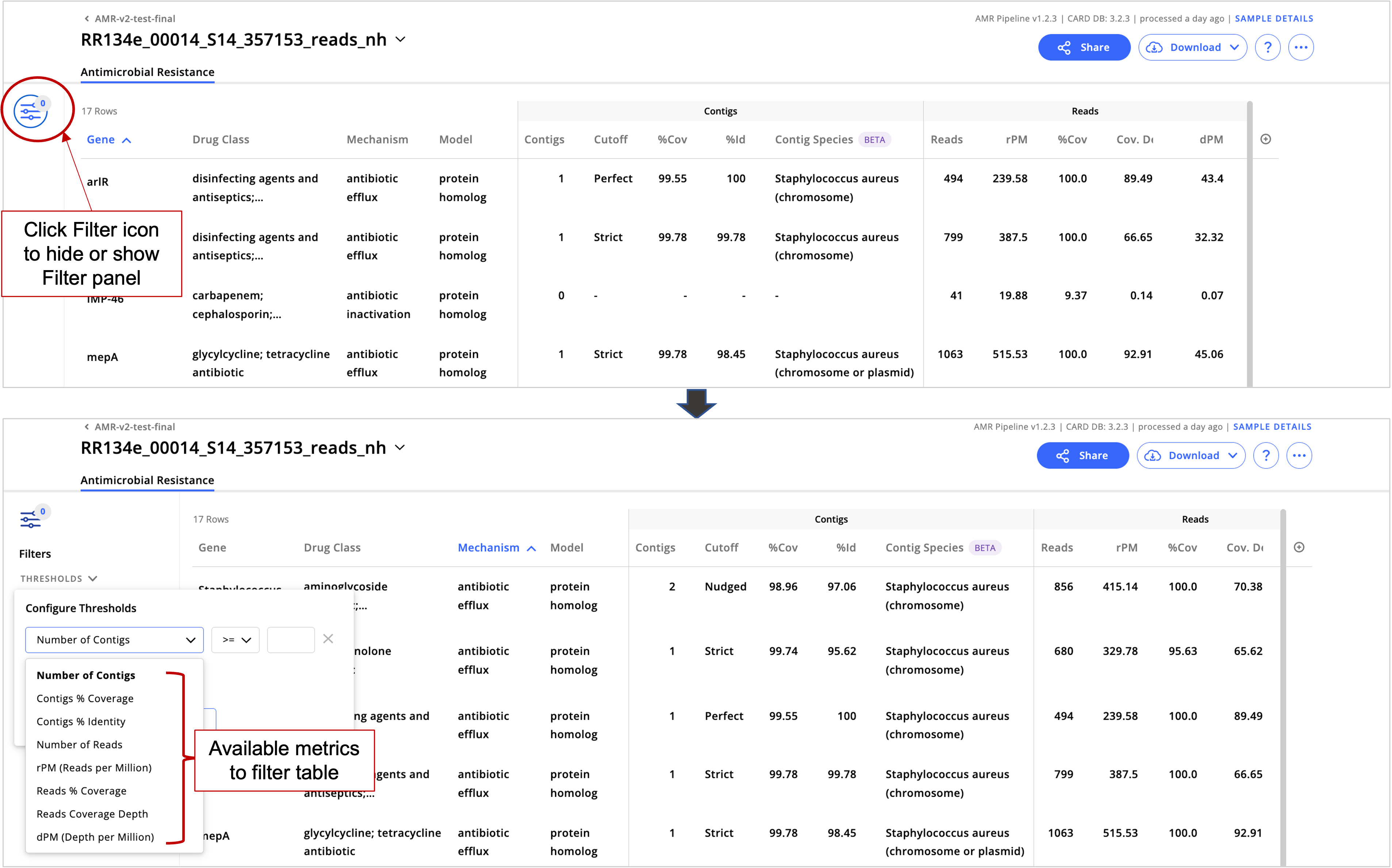 Customize, Sort & Filter AMR Report – CZ ID Help Center Customize, Sort & Filter AMR Report – CZ ID Help Center