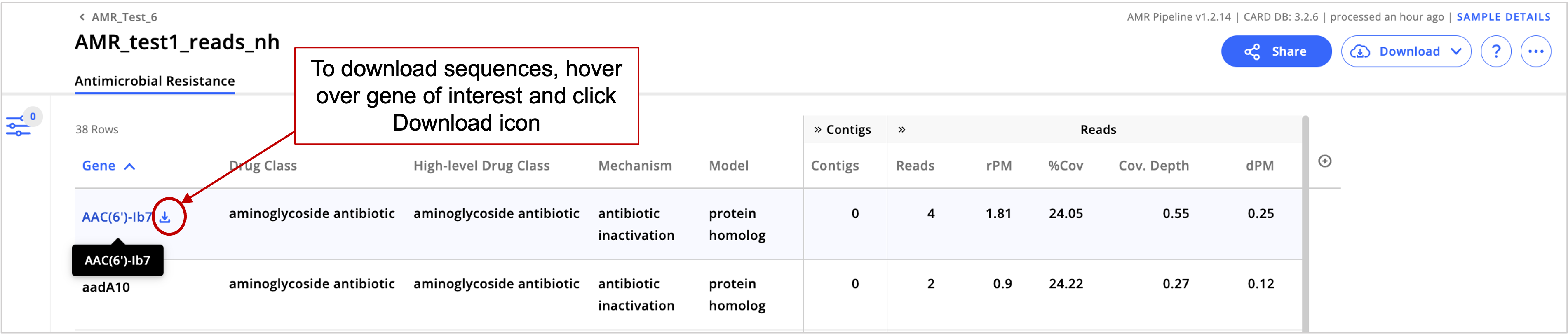 Download AMR Results & Data – CZ ID Help Center